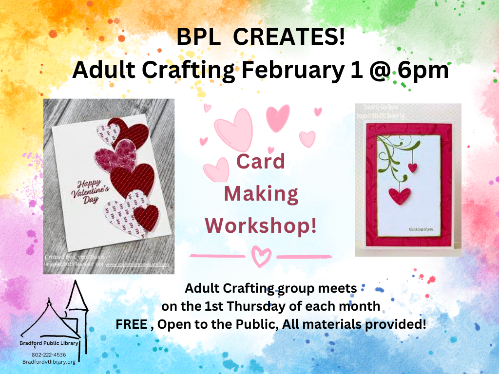 Adult Programs - Bradford Public Library